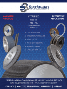SuperAbrasives Cbn And Diamond Products | SuperAbrasives